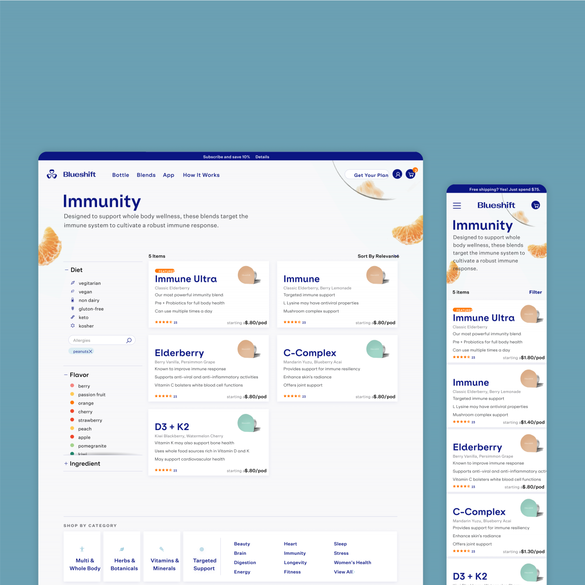 Blueshift Platform Design | ZeroDegrees Inc.