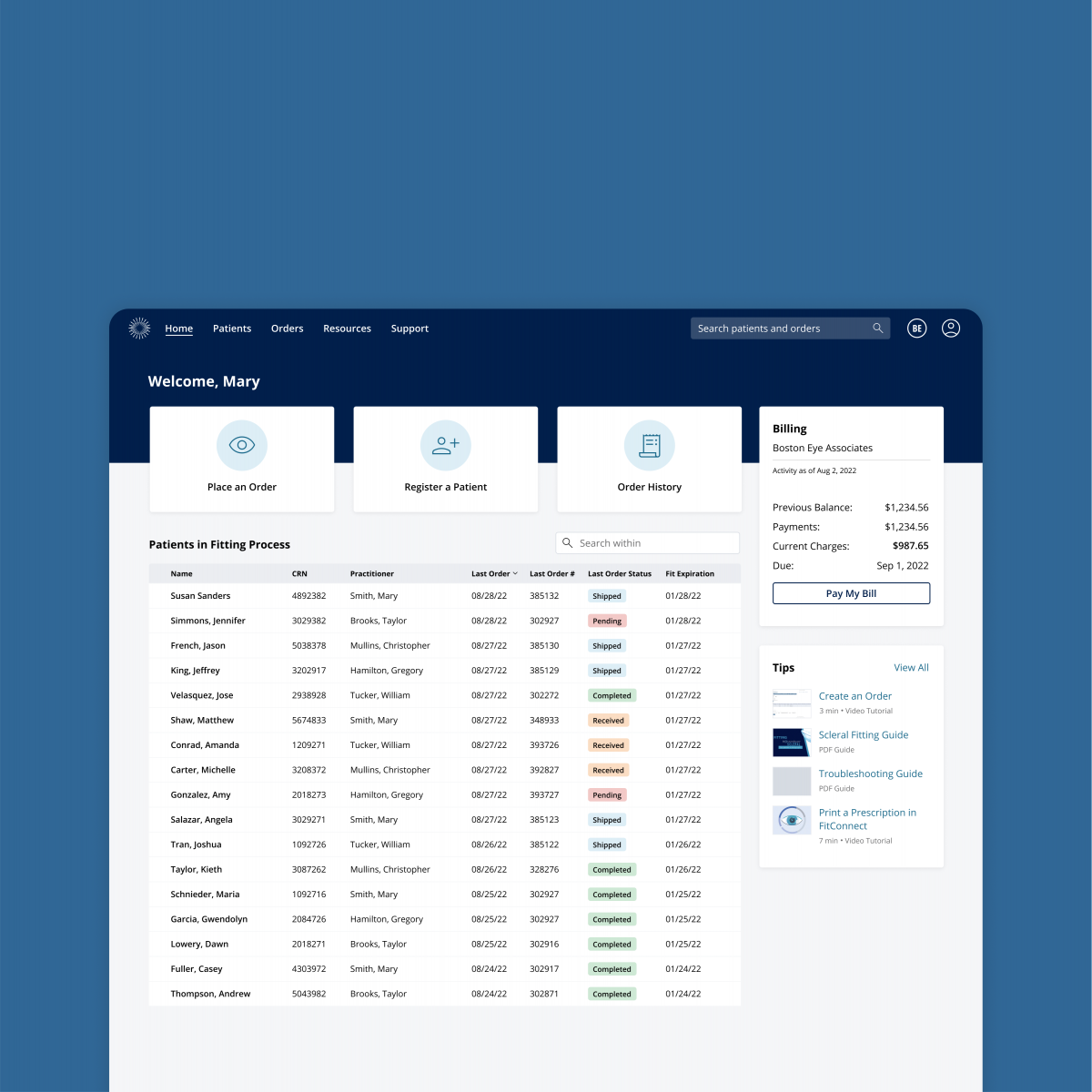 BostonSight Fitconnect App | ZeroDegrees Inc.