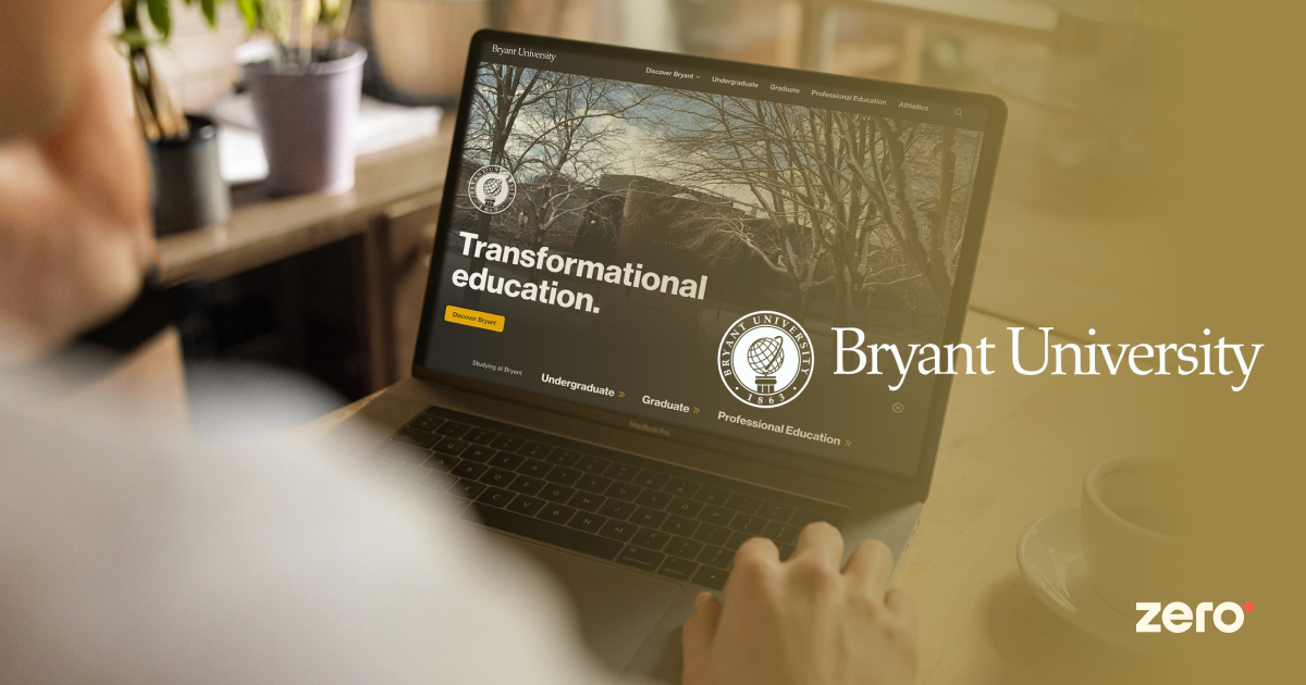 Bryant University Redesign | ZeroDegrees Inc.