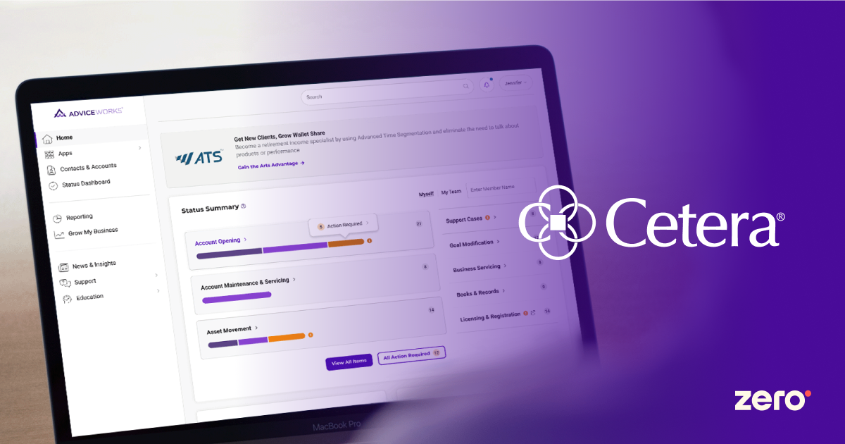 Cetera’s ADVICEWORKS® | ZeroDegrees Inc.