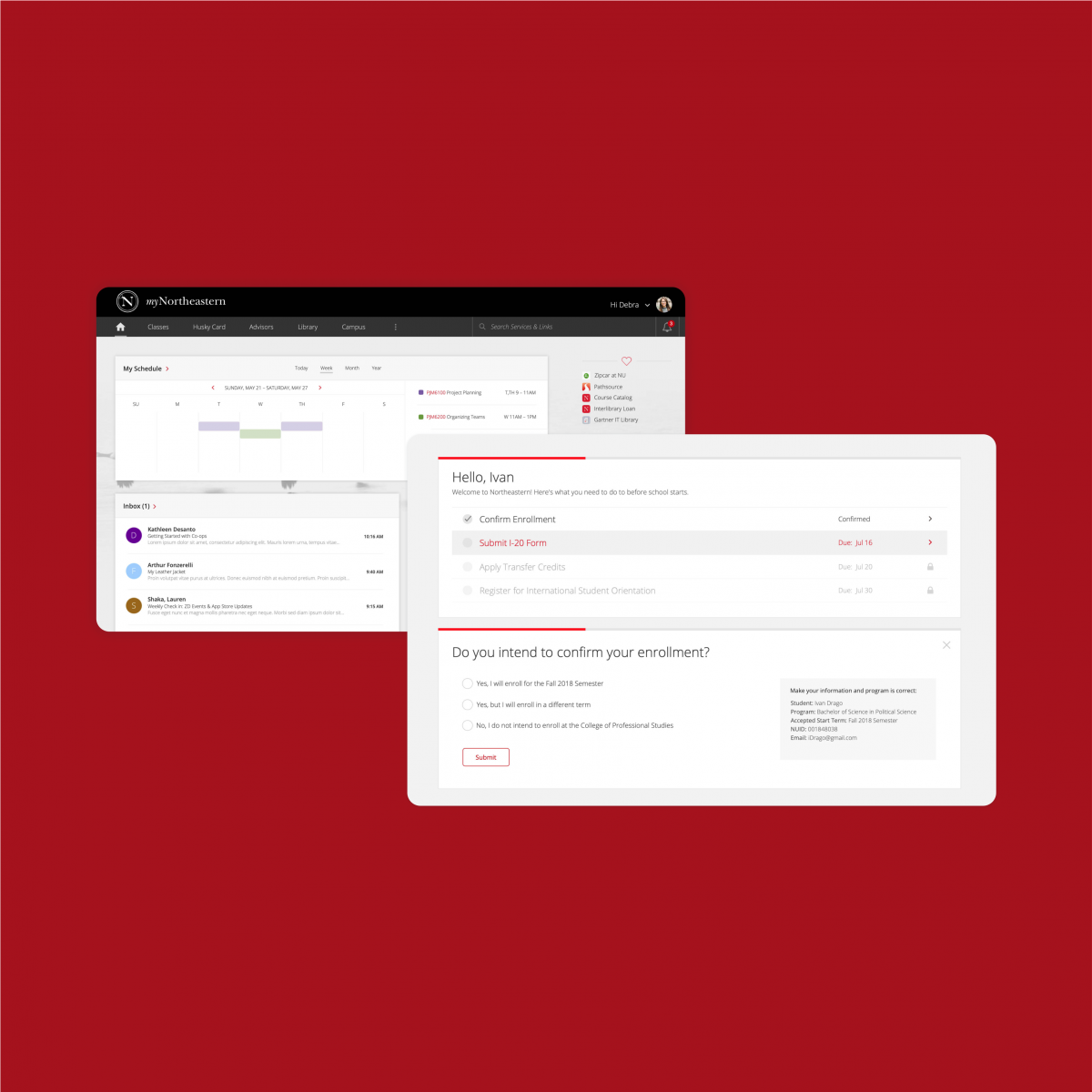 My Northeastern Portal | ZeroDegrees Inc.